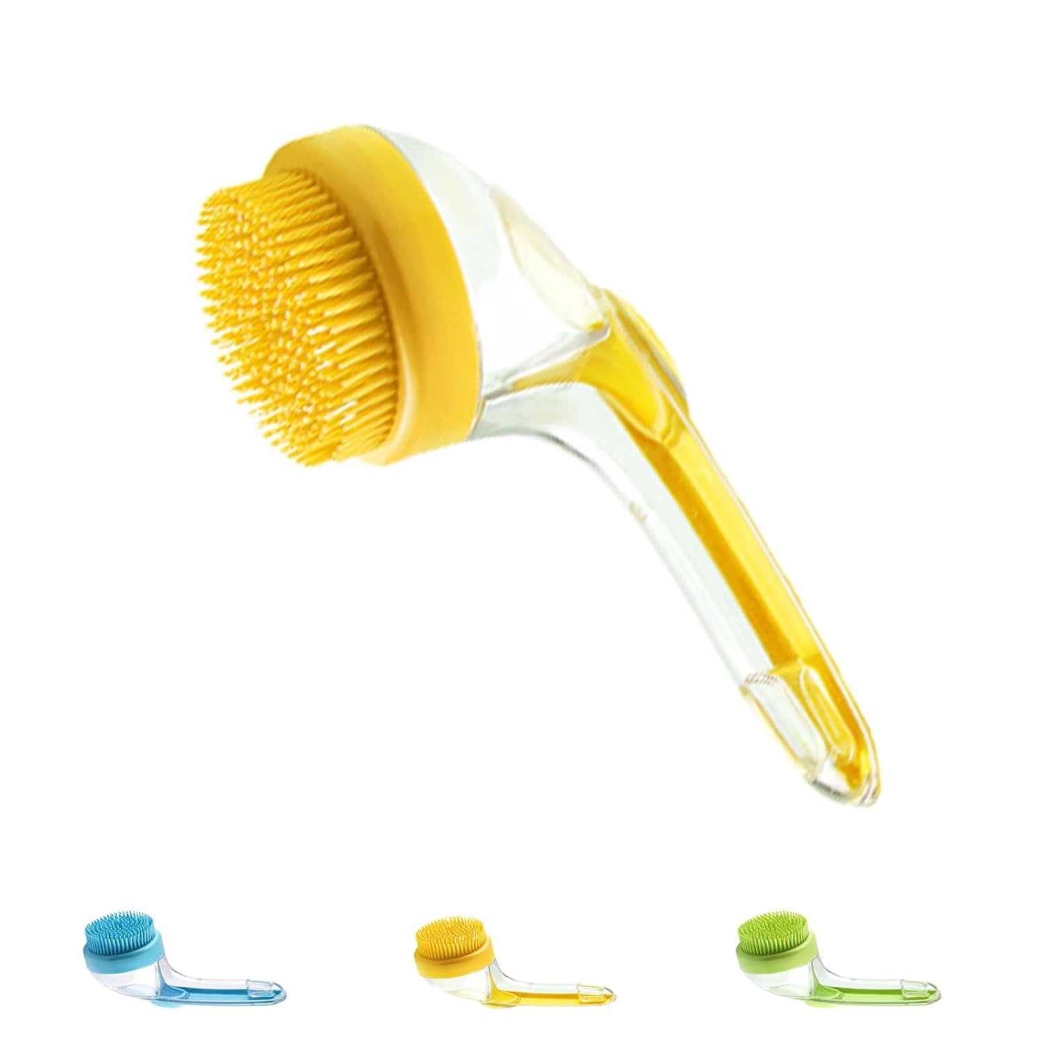 Pet Bath Brush, 2025 New 2 In 1 Dog Bath Brush With Built-In Shampoo ...