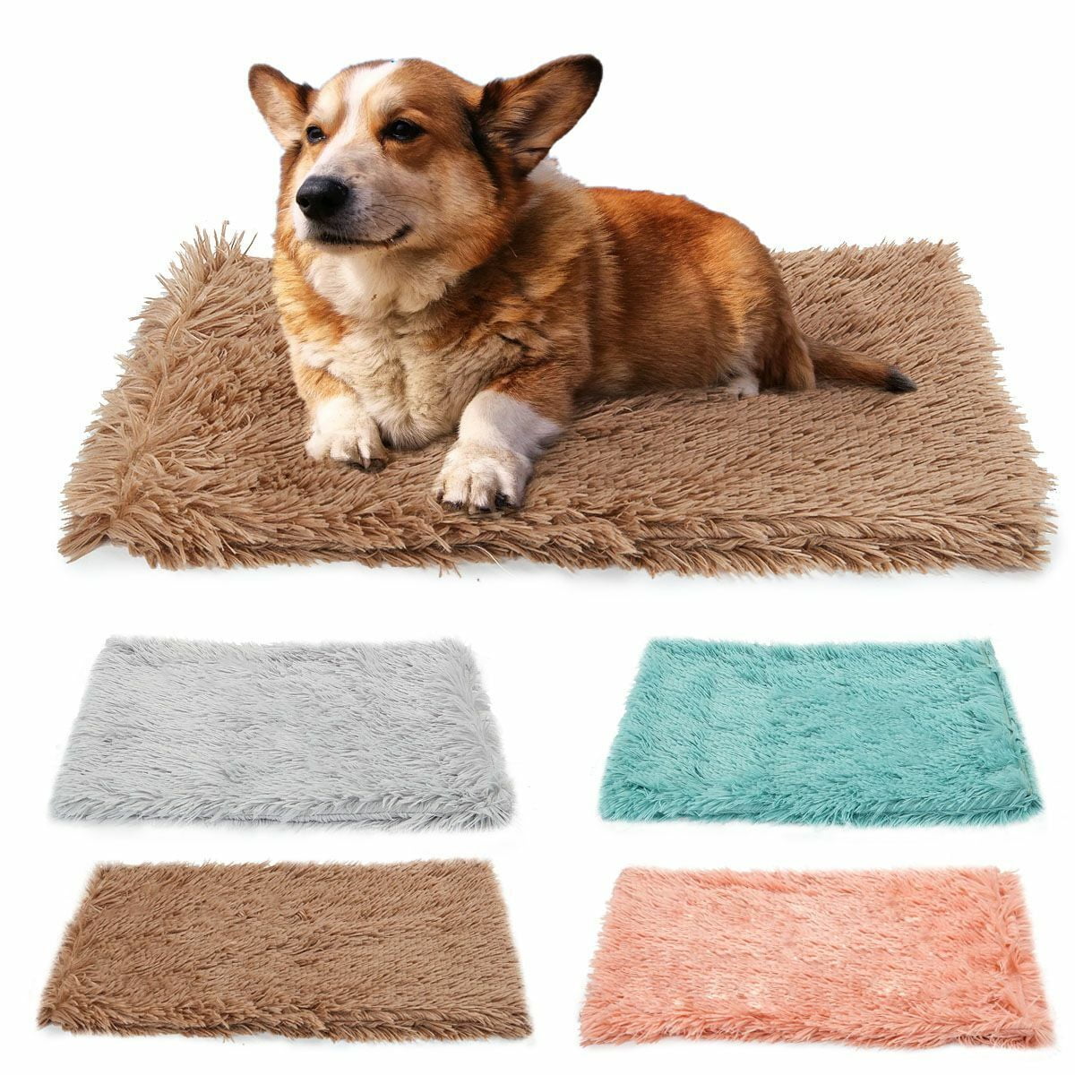 Pet Bed Mat Pad Dog Cat Kennel Crate Cozy Soft Sleeping Bed Cushion ...