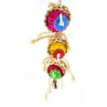 Pet Bird Swing Toy With Hanging Bell, Interactive Chew And Climb Toy ...