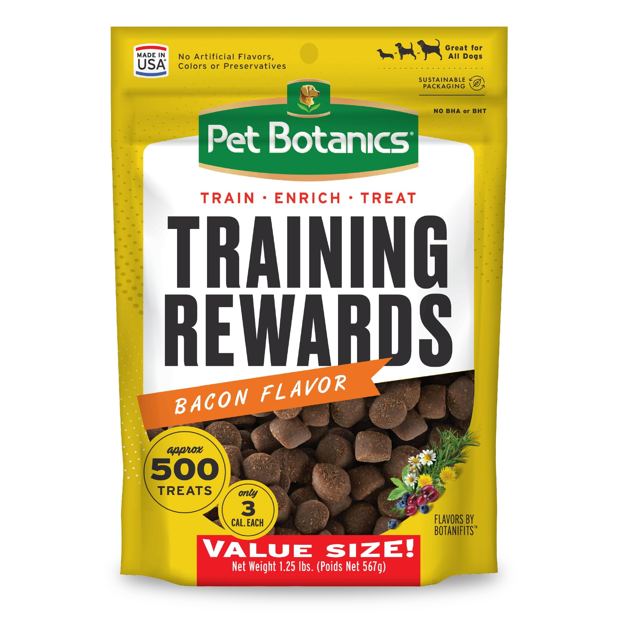 Pet Botanics Training Rewards XEF1 Treats for Dogs, Made with Real Pork ...
