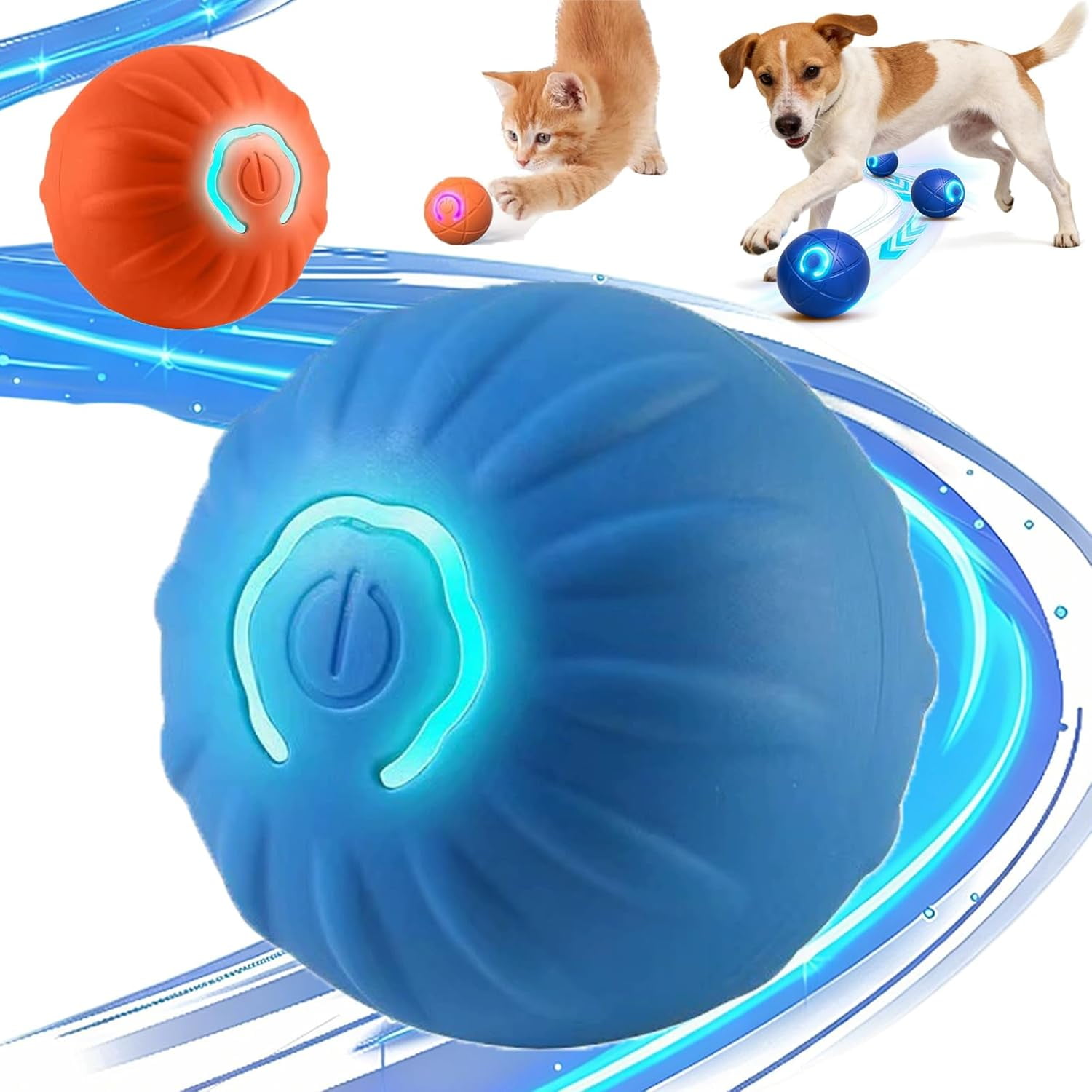 Pet Bounce Ball for Dogs, Interactive Dog Ball, 2026 Upgraded Version ...