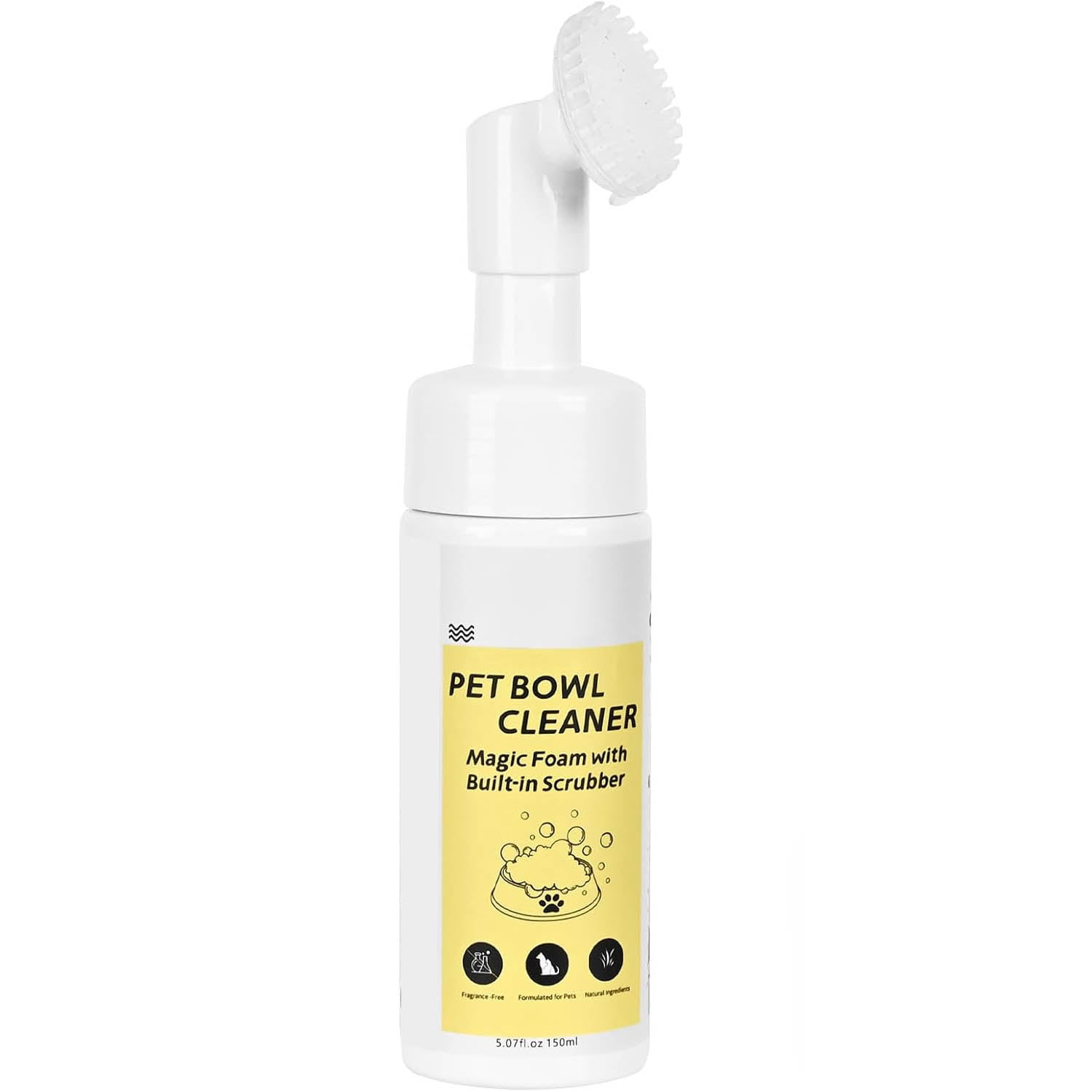 Pet Bowl Cleaner with Brush - Plant-Based Formulated, Effectively ...