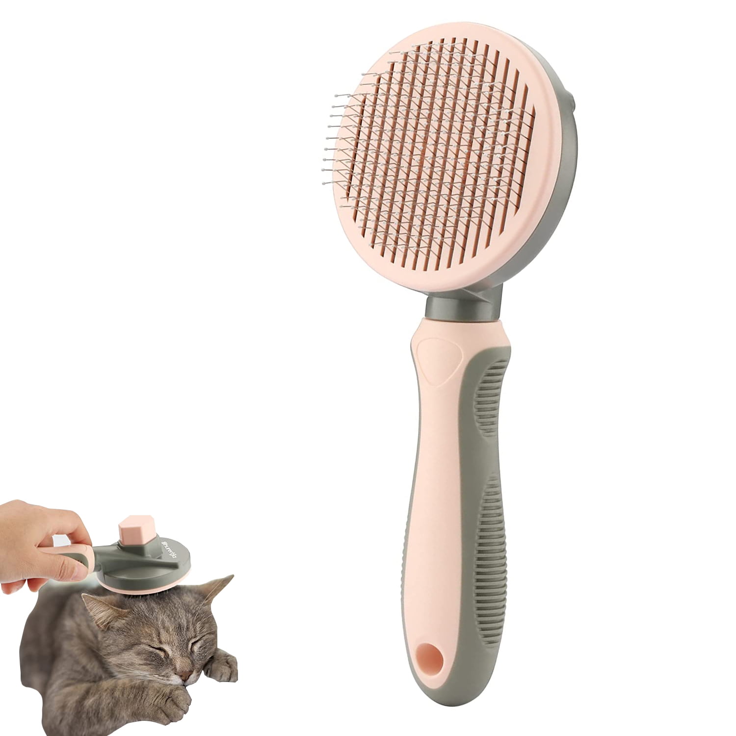 Pet Brush and Comb,Dog Brush Undercoat,for Dogs Cats Gently Removes ...