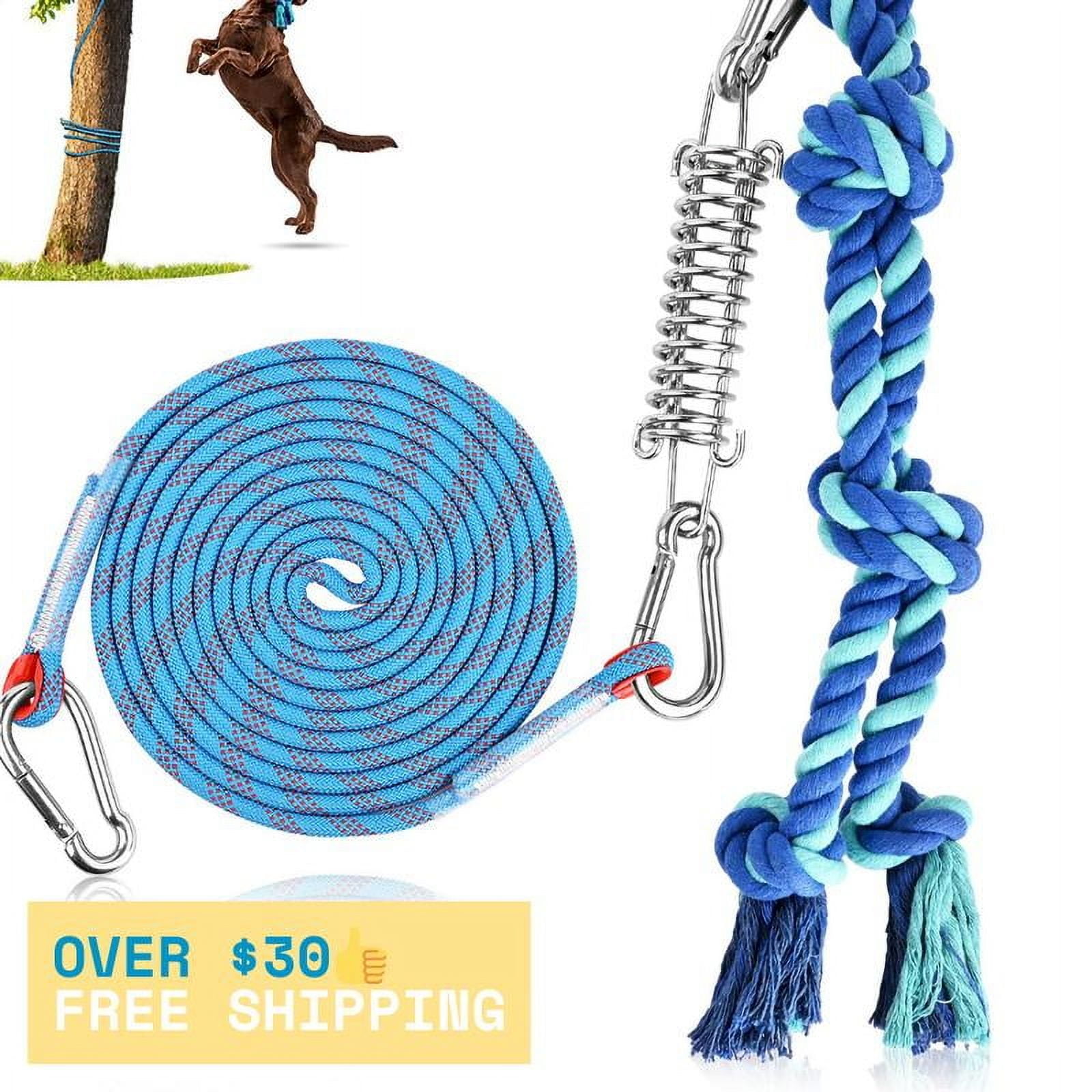 Pet Bungee Dog Toy, Tree Tug Toy for Pitbull Interactive & Exercise, Spring Pole Tug of War Toy ...