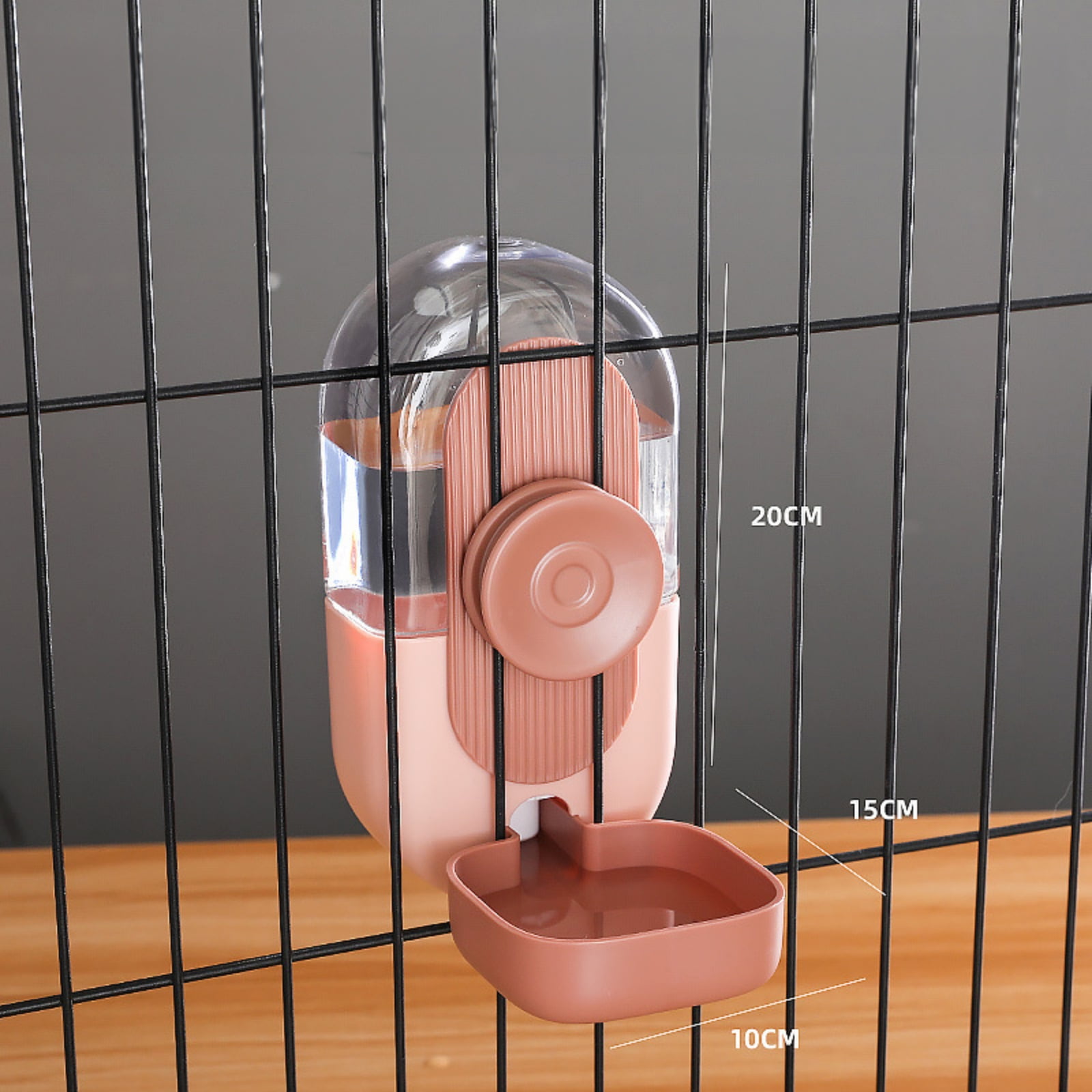 Pet Cage Hanging Feeder Water Dispenser, Hanging Gravity Auto Feeder ...