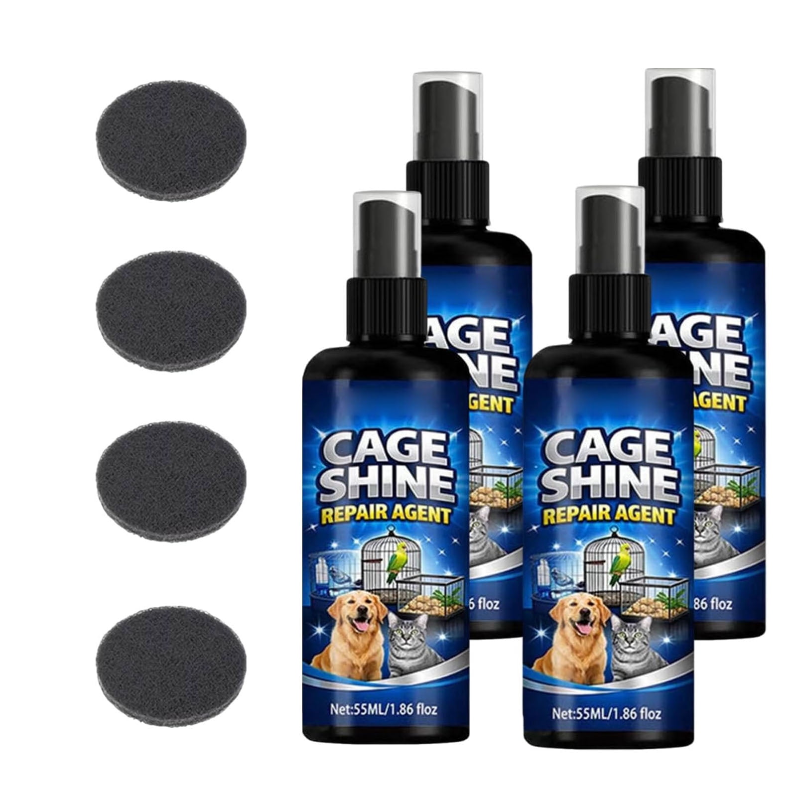 Pet Cage Rust Remover,Rust Remover for Metal,Quickly Removes Rust and ...