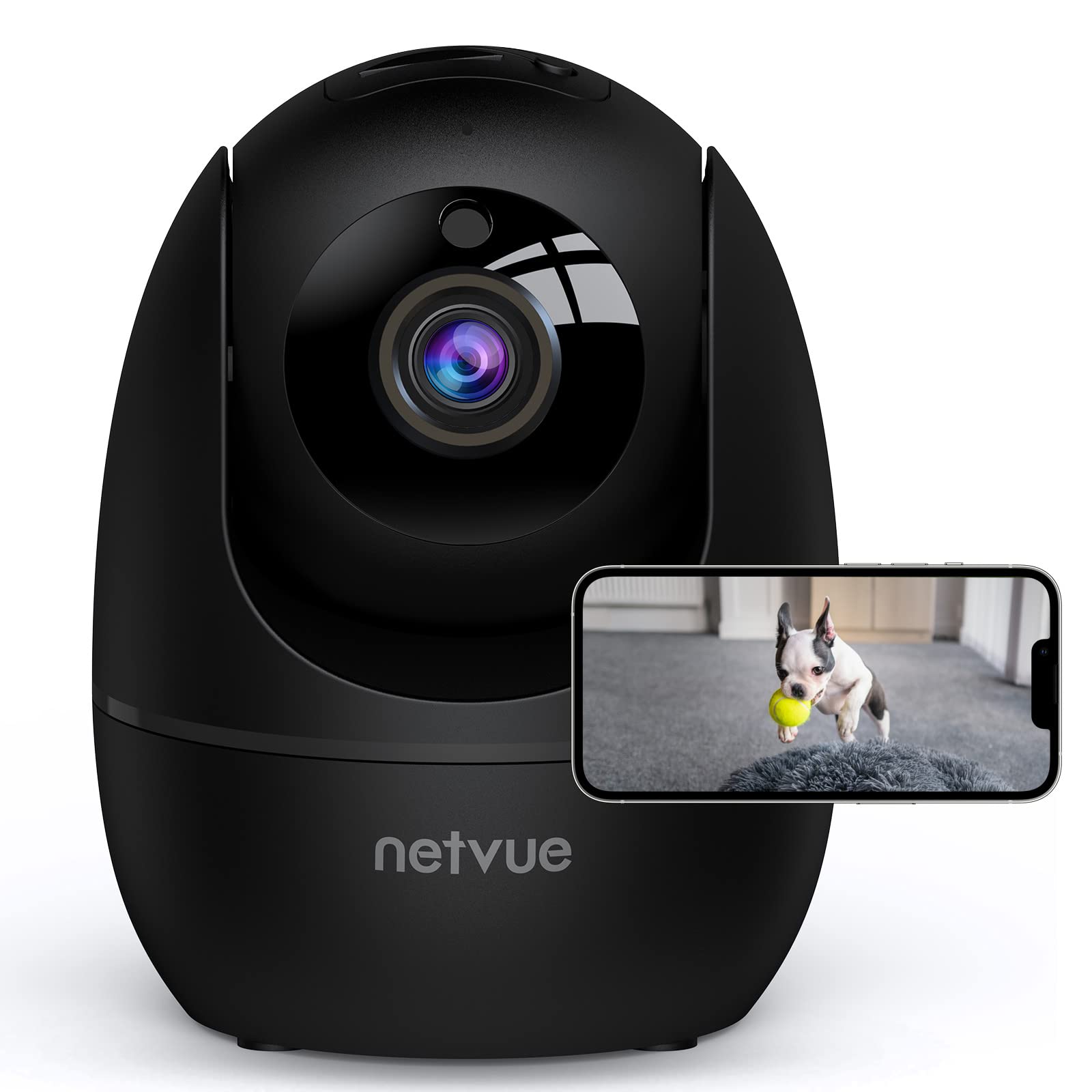 Canary View Indoor 1080p Wi-Fi Home Security Camera - Black - Walmart.com