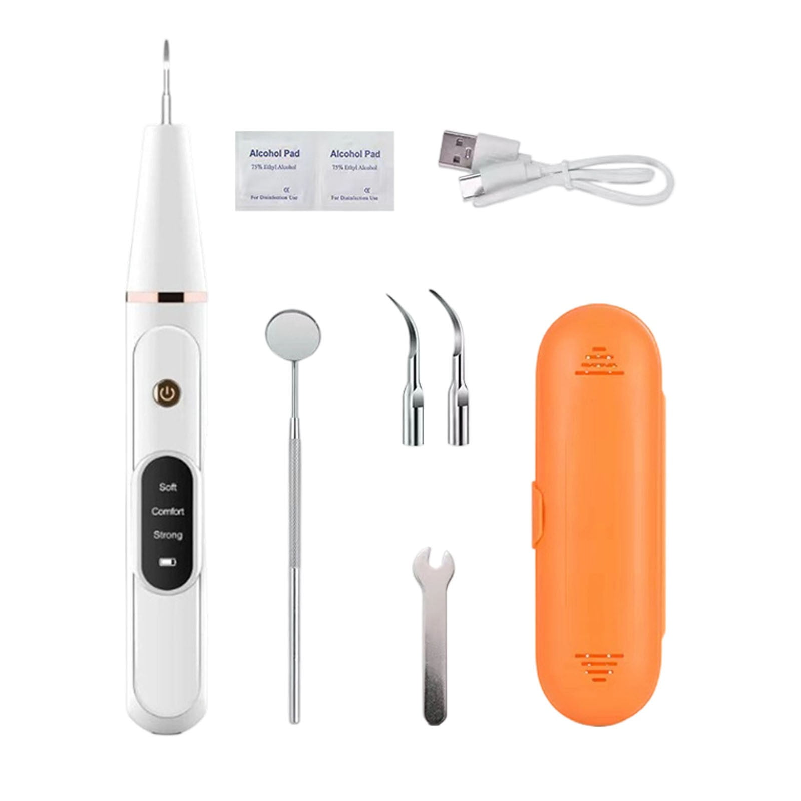 Pet Care Kit with LED Light Mode Teeth Cleaner Plaque Remover for Dogs ...