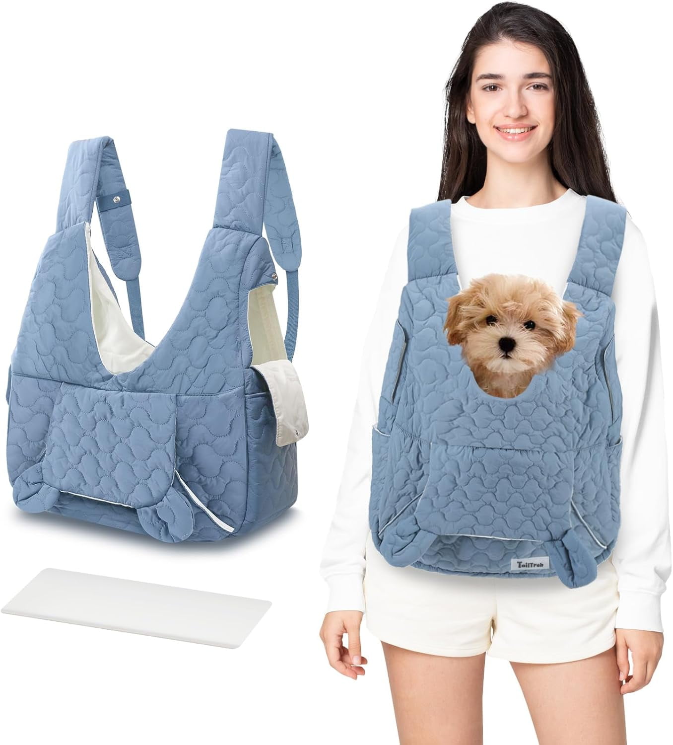 Pet Carrier Backpack, Adjustable Pet Front Cat Dog Carrier Backpack ...