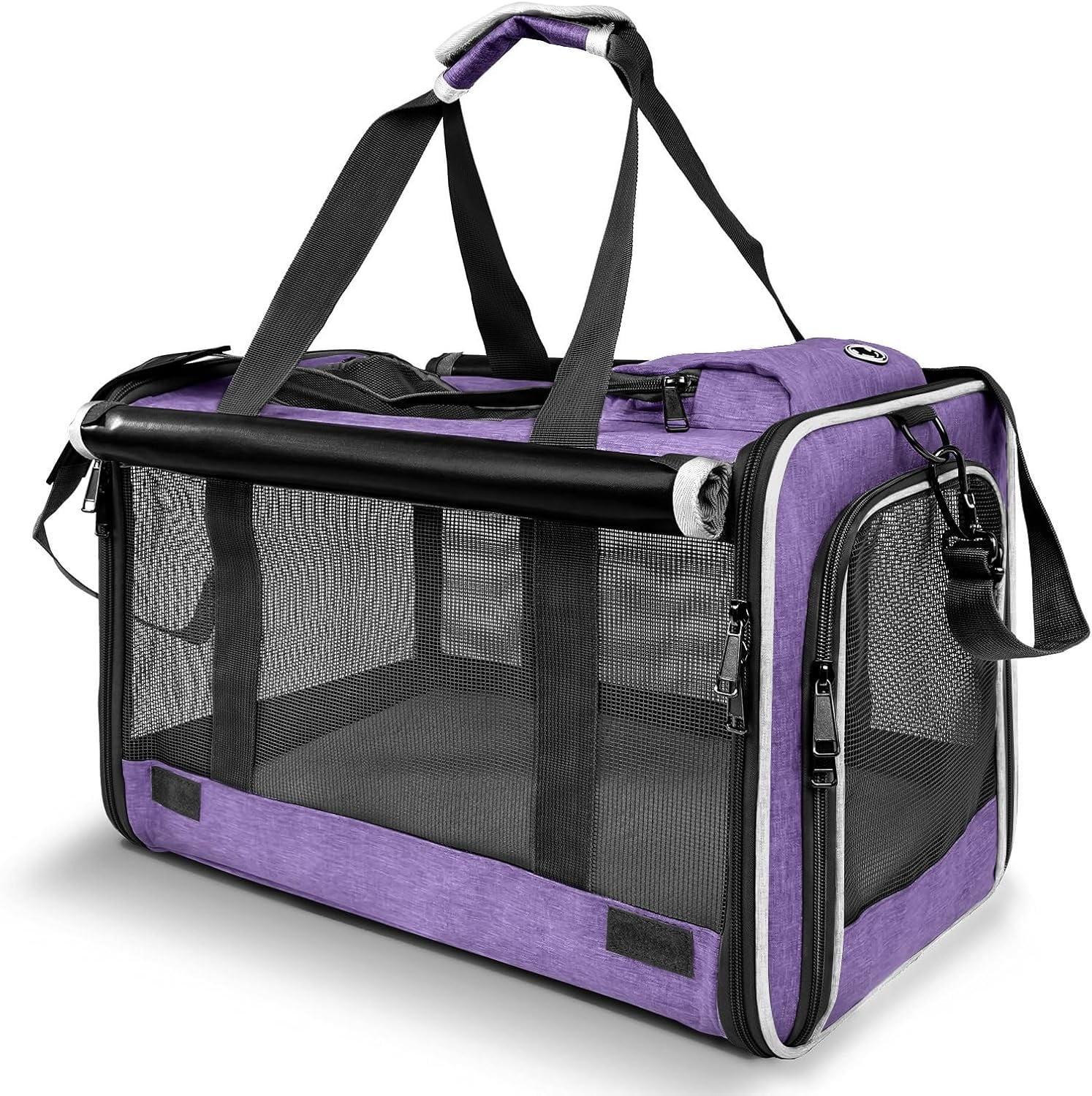 Pet Carrier for Large and Medium Cats, Soft-Sided Pet Carrier for Big ...