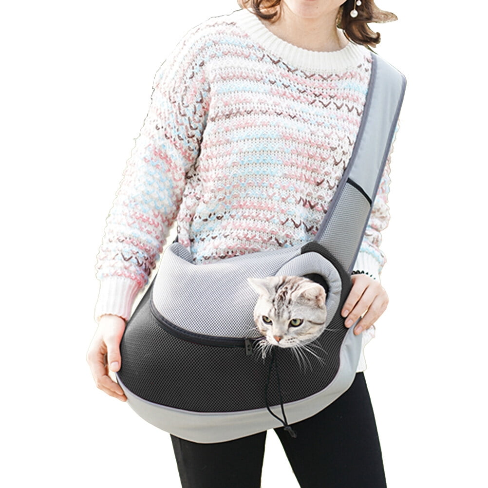 Pet Carrier Portable Adjustable Visible Small Dog Harness Travel Puppy ...