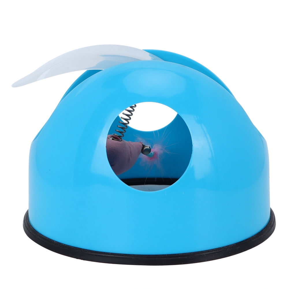 Pet Cat 360 Degree Rotation Catching Playing Toy Interactive Game Plate ...