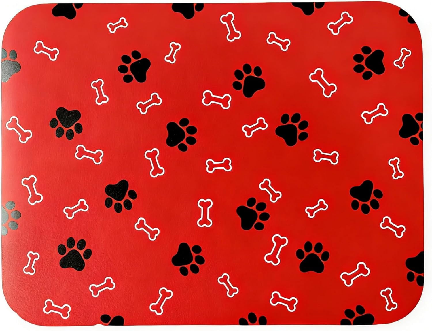 Pet Cat Dog Food Mat Non Slip Mat for Dog Water Bowl Mat Quick Dry ...