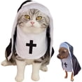 Pet Cat/Dog Nun Costume Clothing- Cute Funny Sister Habit Dress Outfit ...