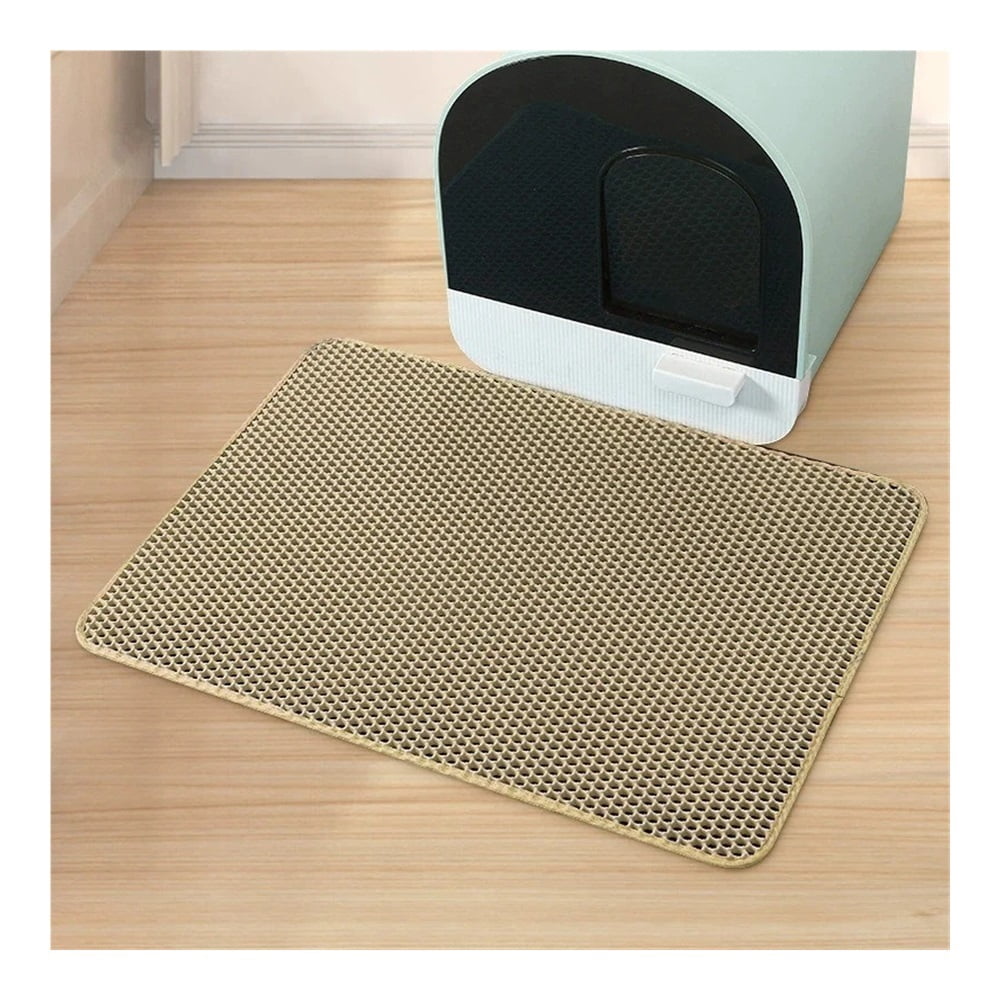 Pet Cat Litter Mat Waterproof Double-layer Foldable Cat Litter ...