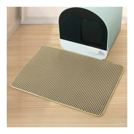 Pet Cat Litter Mat Waterproof Double-layer Foldable Cat Litter ...