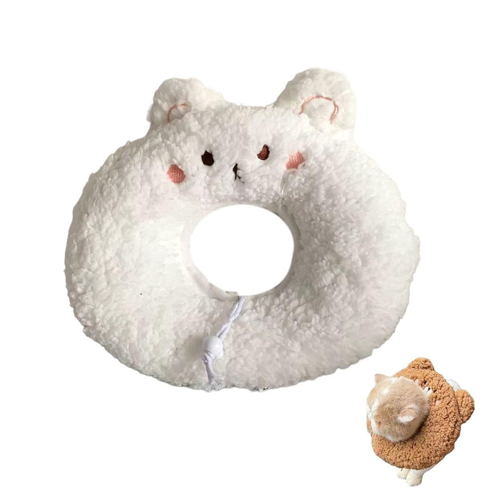 Pet Cat Recovery Collar, Cute Adjustable Soft Dog Cone Collar, Protect ...