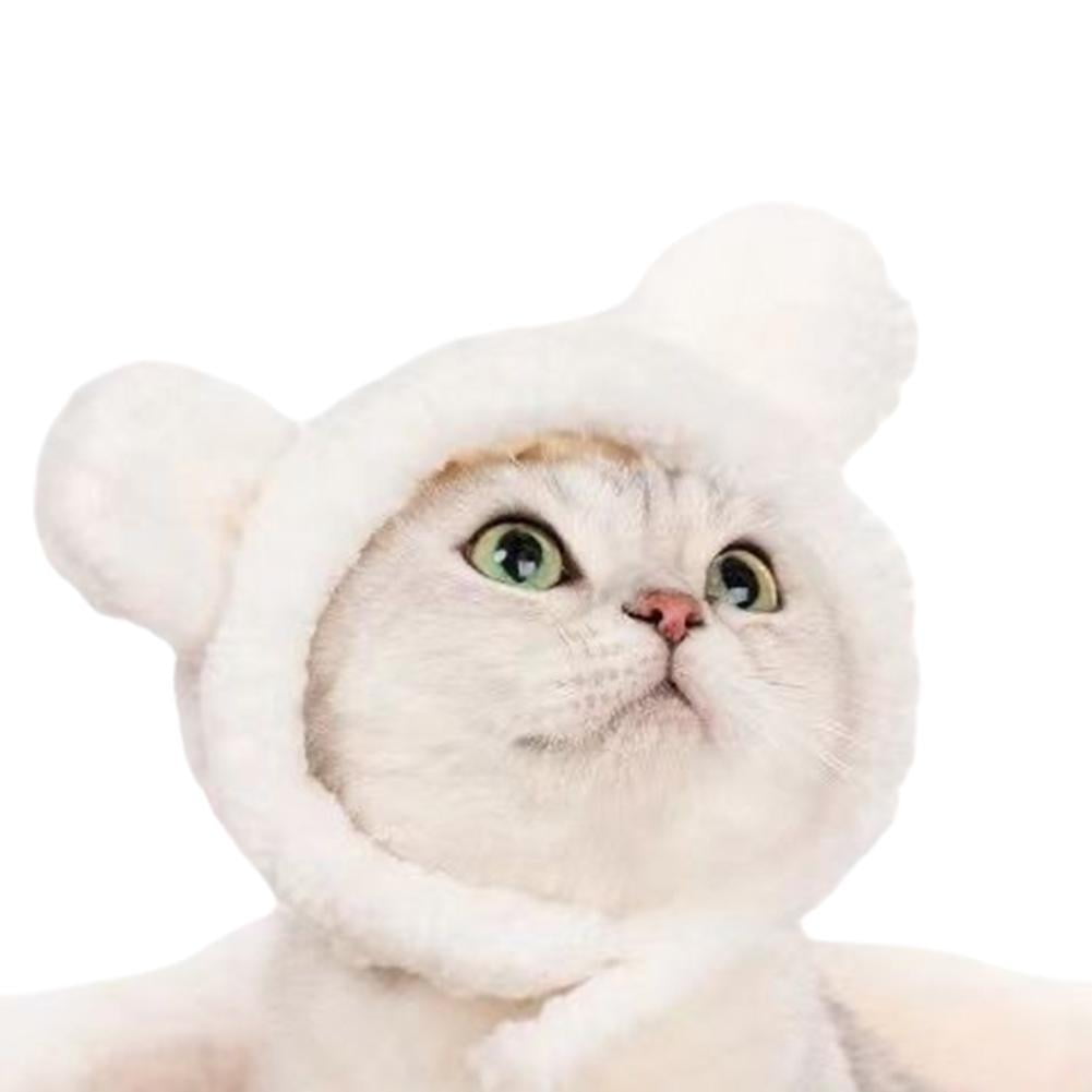 Pet Cats and Dogs Decorative Hat Cat Head Cover Cute Cosplay Costume \л ...