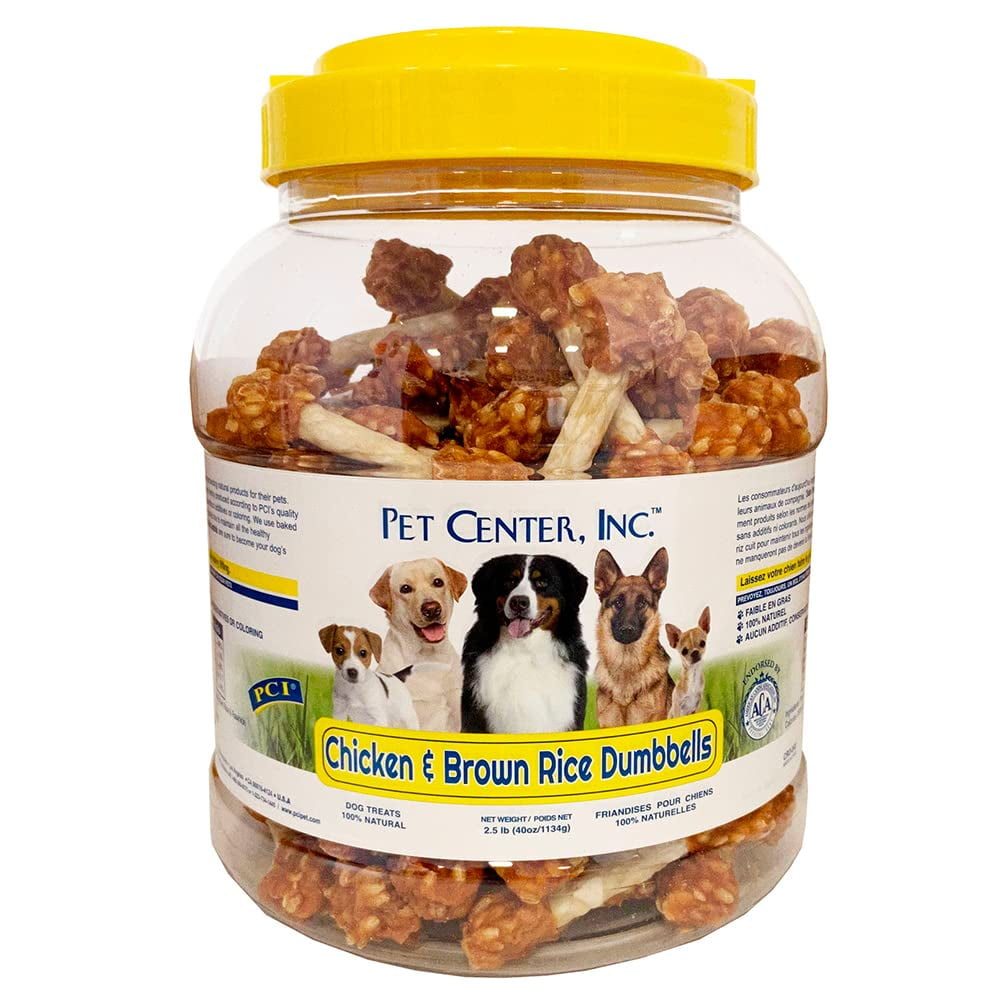 Pet Center Inc. (PCI) MMF7 - Chicken and Brown Rice Dumbbells, 2.5lbs ...