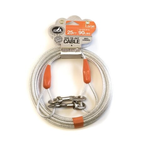 Pet Champion Dog Tie-Out Cable, 25 Ft - Walmart.com
