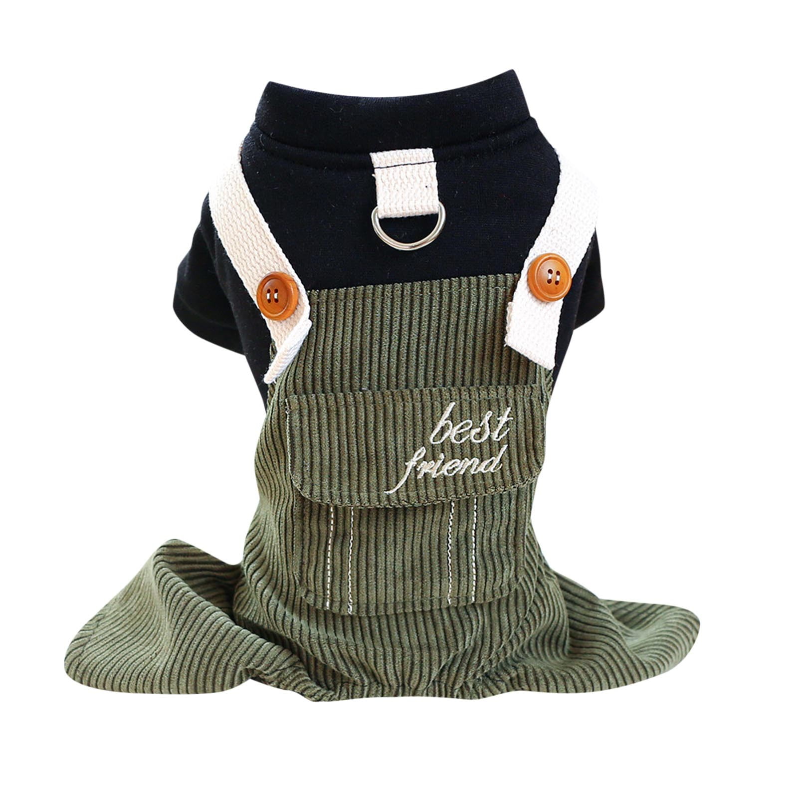 Pet Circle Dog Clothing Corduroy Overalls Autumn/Winter Stylish and ...