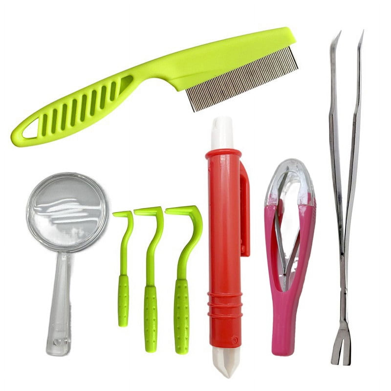 Pet Cleaning Tick Clip Set Dog Lice Scratch Lice Removal Flea Tick Hook ...