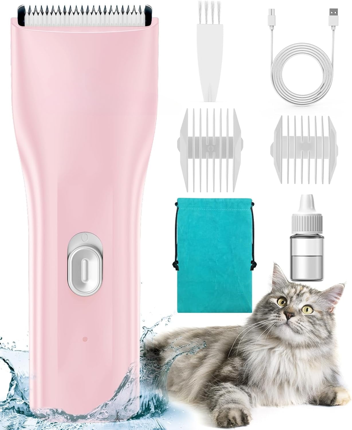 Pet Clipper for Cat Matted Hair, Pet Shaver for Cats Quiet Pet Hair ...