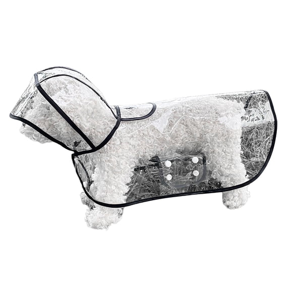 Pet Clothing | All-Weather Rain Poncho for Cats and Dogs | Transparent ...