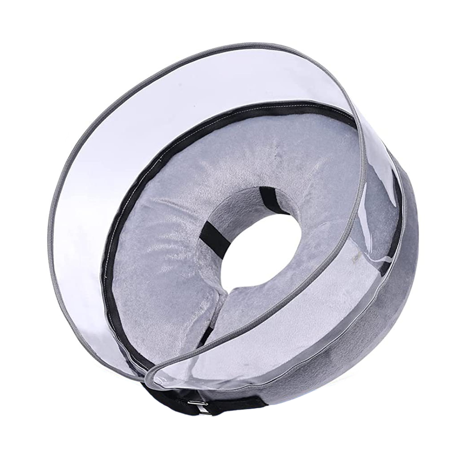 Pet Collar Inflatable Dog Cone Collar Soft Fabric Pet Recovery Collar ...