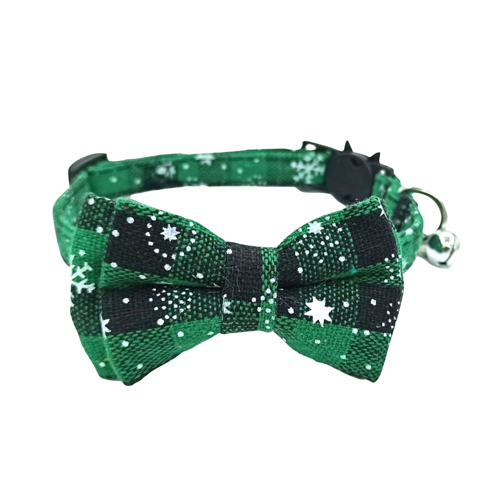 Pet Collar With Removable Bow And Bell, Cat-Shaped Safety Clasp For ...