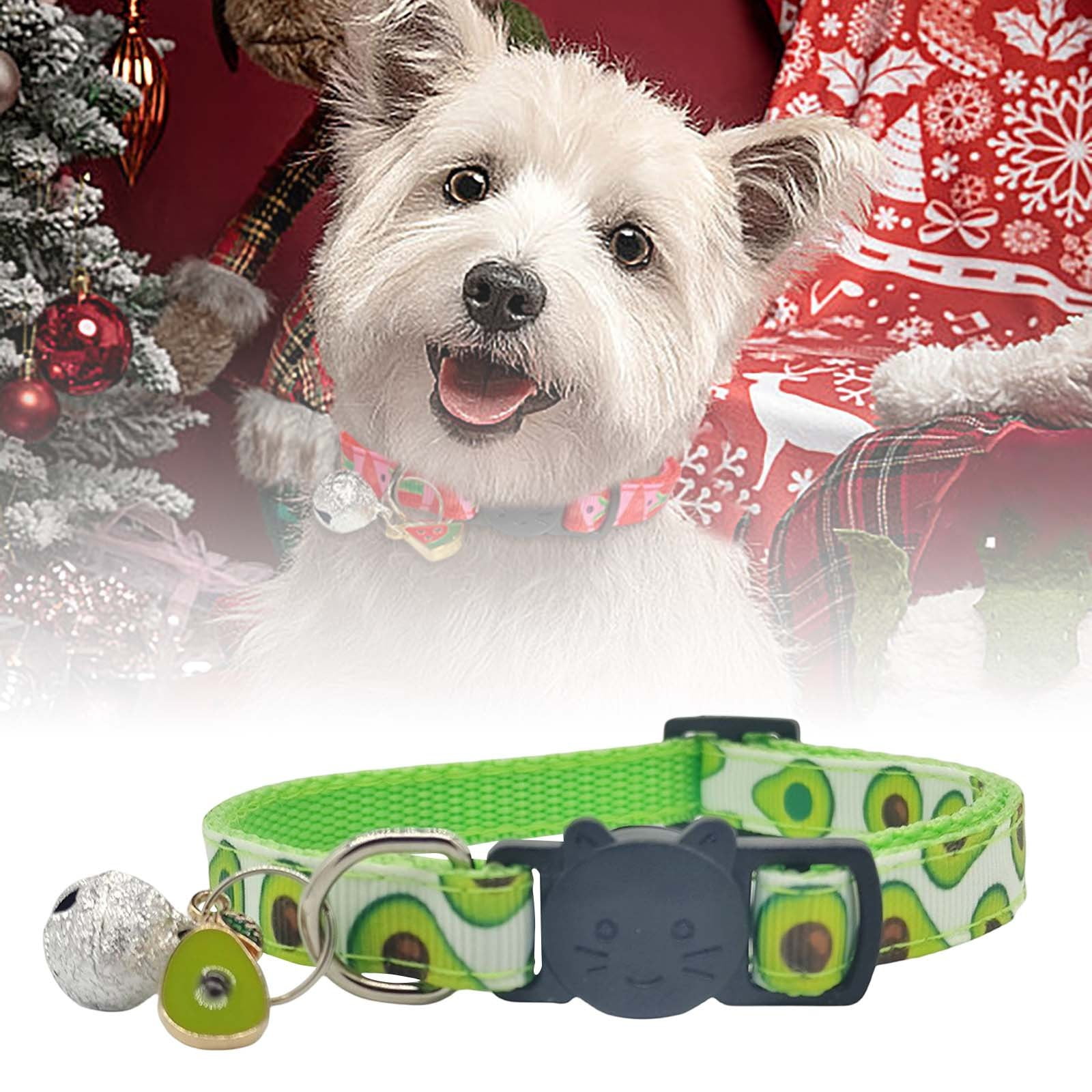 Adjustable Pet Collars Soft Nylon Cats Dogs Collars Cute Fruit Pattern ...