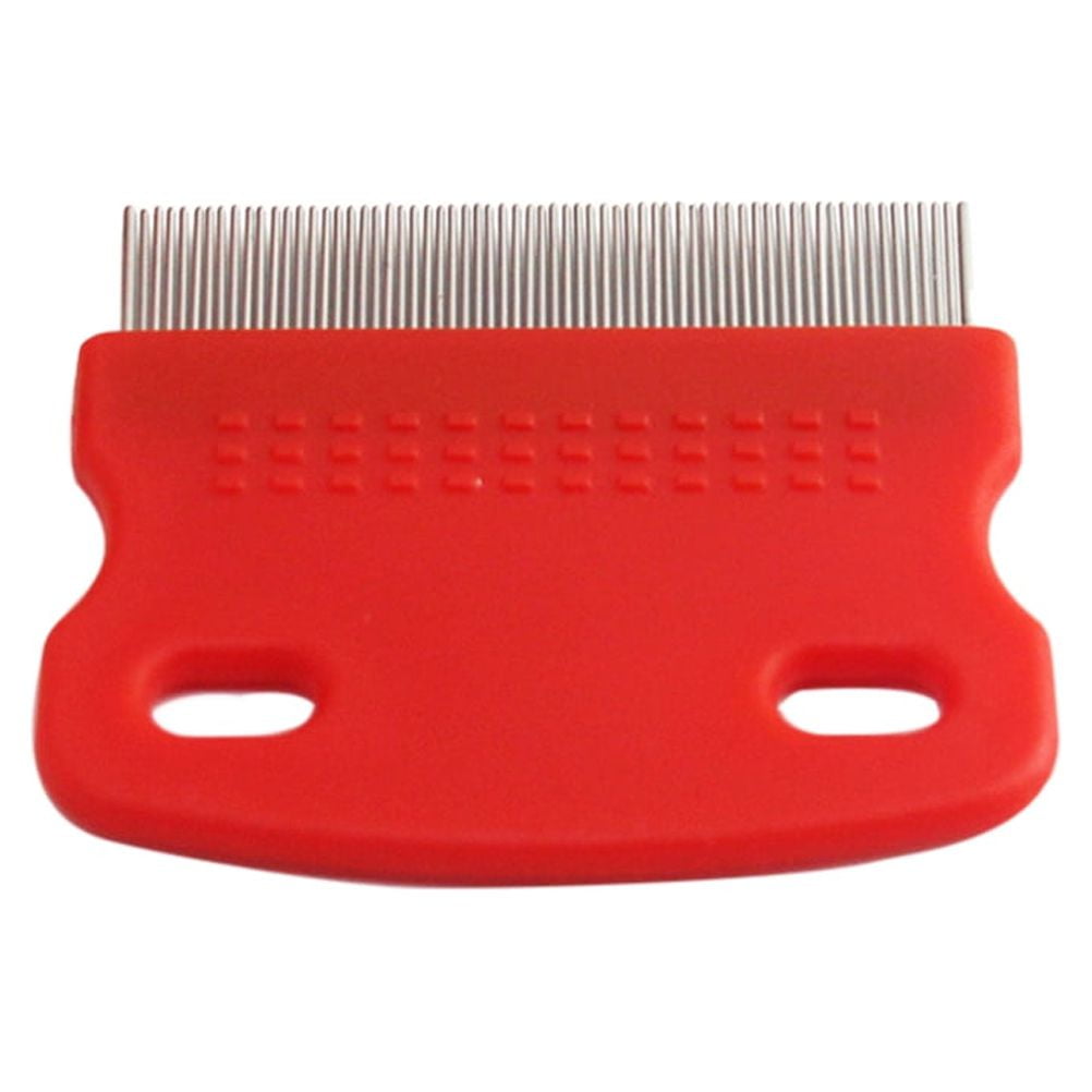 Pet Comb Stainless Steel Toothed Grooming Cleaning Hair Brush Flea Ovum ...