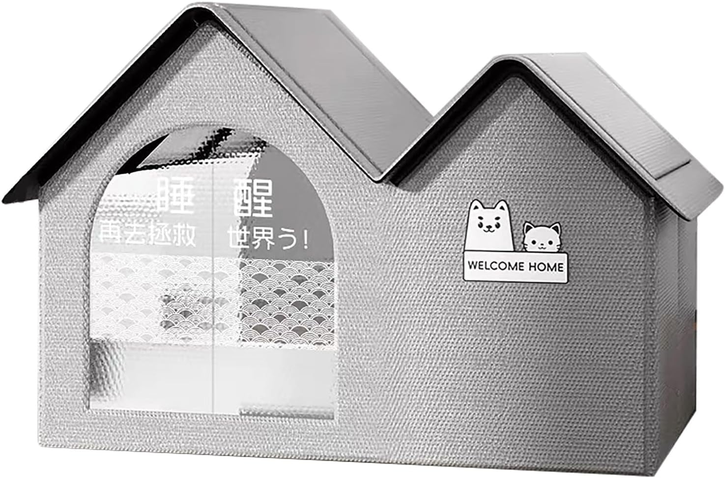 Pet Cooling House with Air Conditioning 10 Ice Packs，Summer Shelter for ...