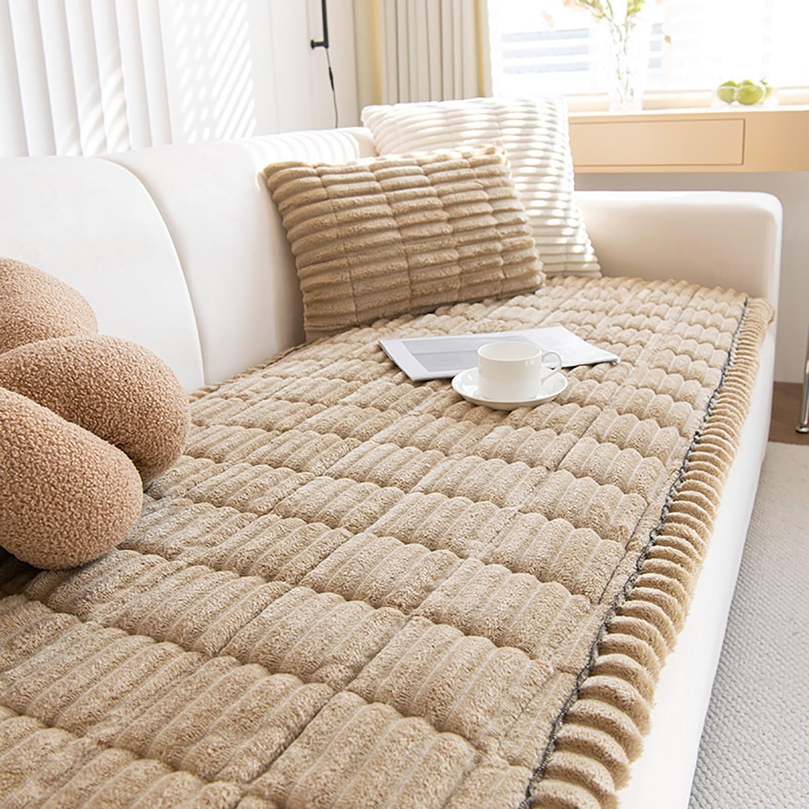 Pet Couch Cover Dogs Washable Non-Slip Couch Protector Pet Friendly Dog ...