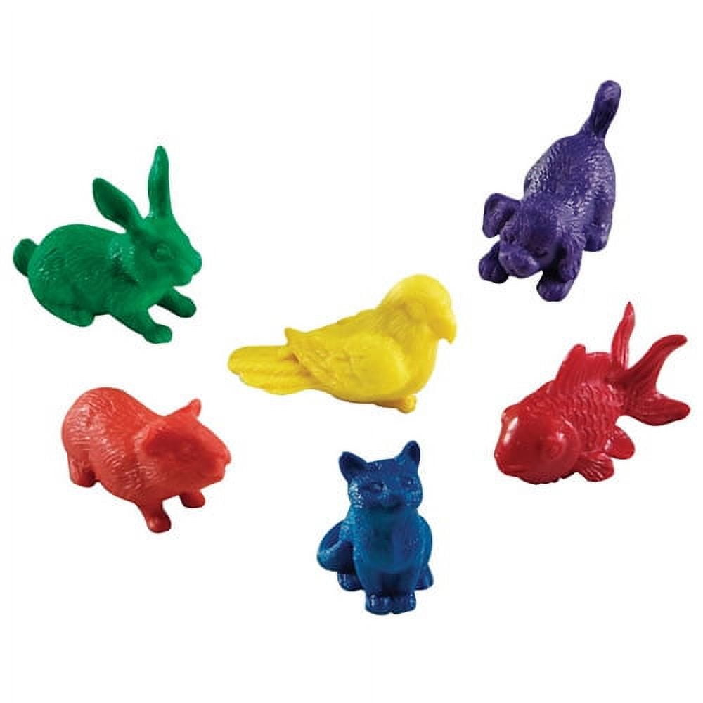 Learning Resources Domestic Pets Counters, Educational Counting and Sorting Toy, Set of 72 ...