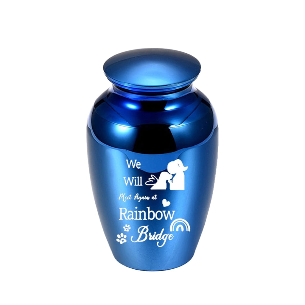 Pet Cremation Urn for Dogs Cats Ashes Electroplate Pet Memorial ...