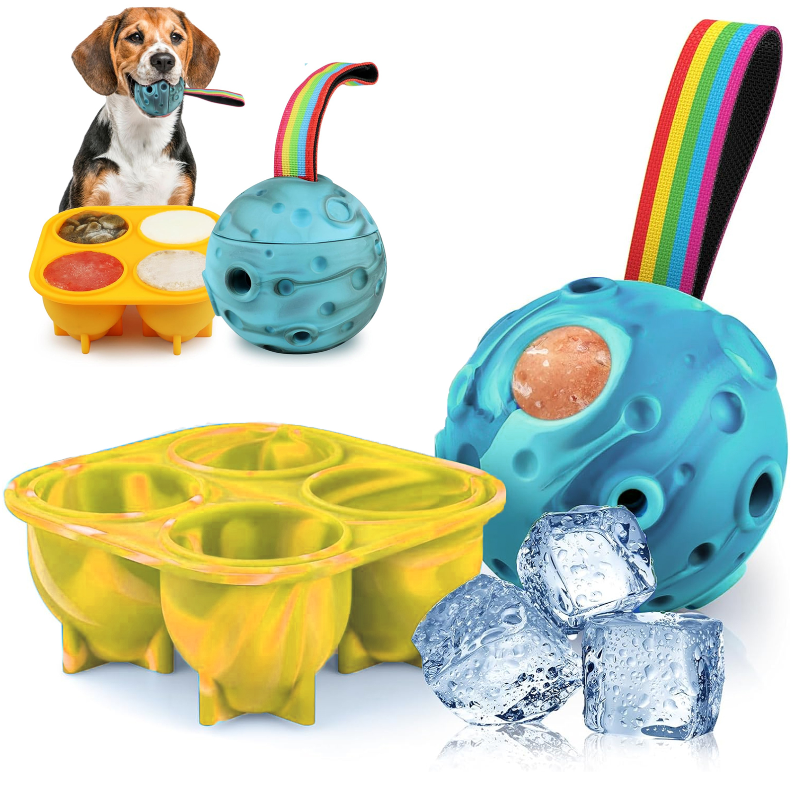 Charming Pet Latex Rubber Balloon Dog Toy, Blue, Large - Walmart.com