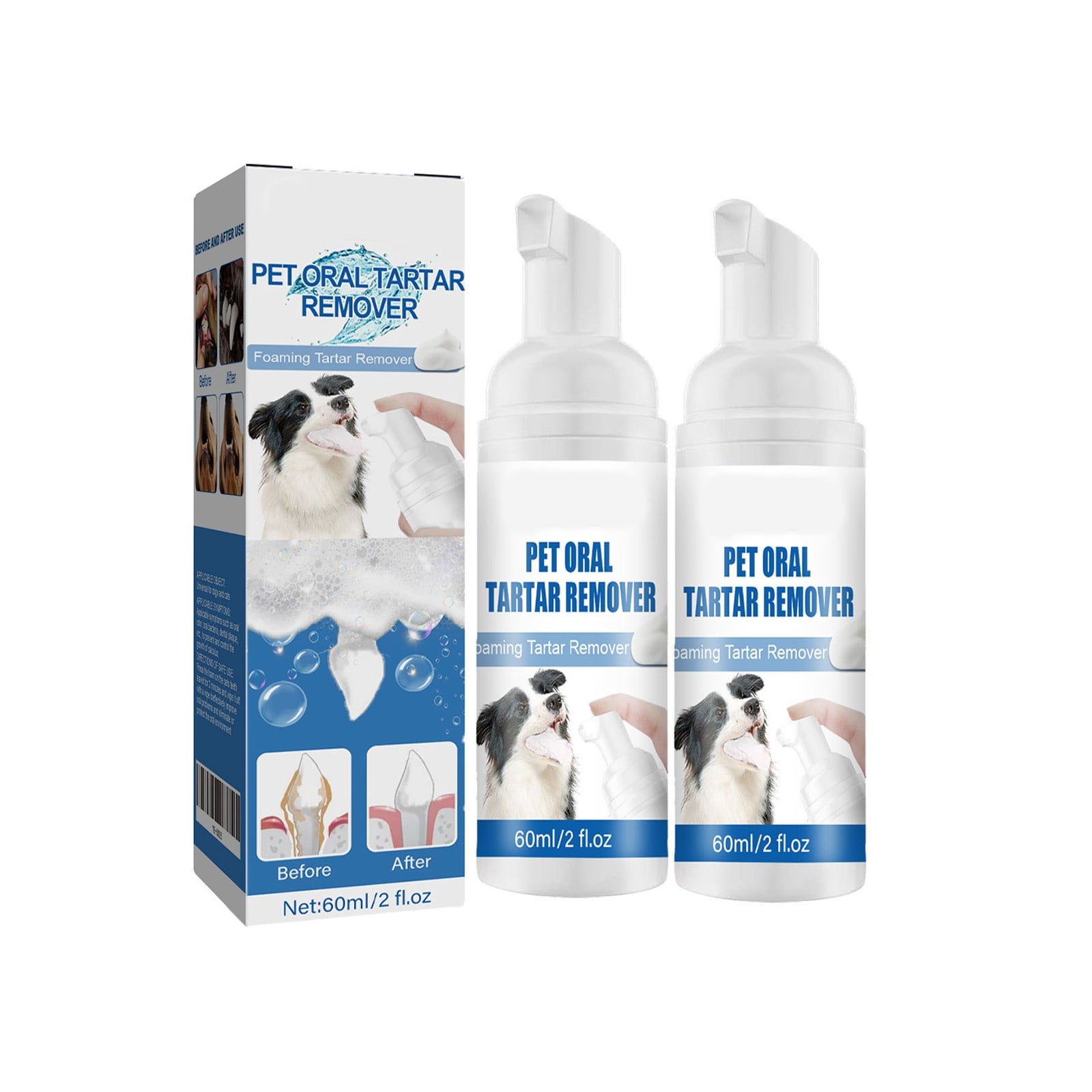 Pet Dental Tartar Remover Spay, Oral Spray for Dogs Teeth Cleaning, Pet ...