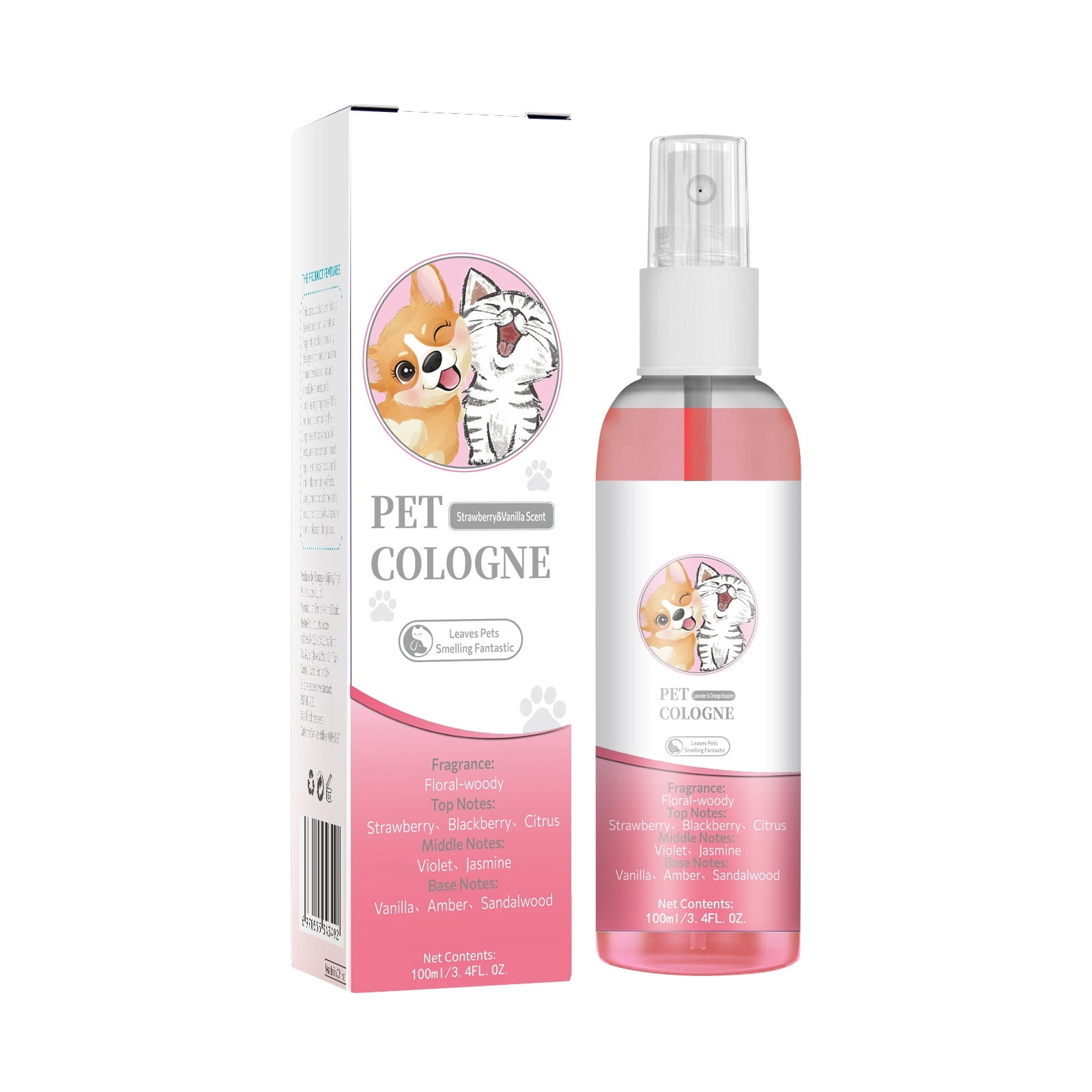 Pet Deodorant for Cats Dog and Cat Spray, Conditioning & Odor,Dog Odor ...