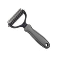 Pet Deshedding Comb for Cats, Self-Cleaning Undercoat Depilatory Tool ...