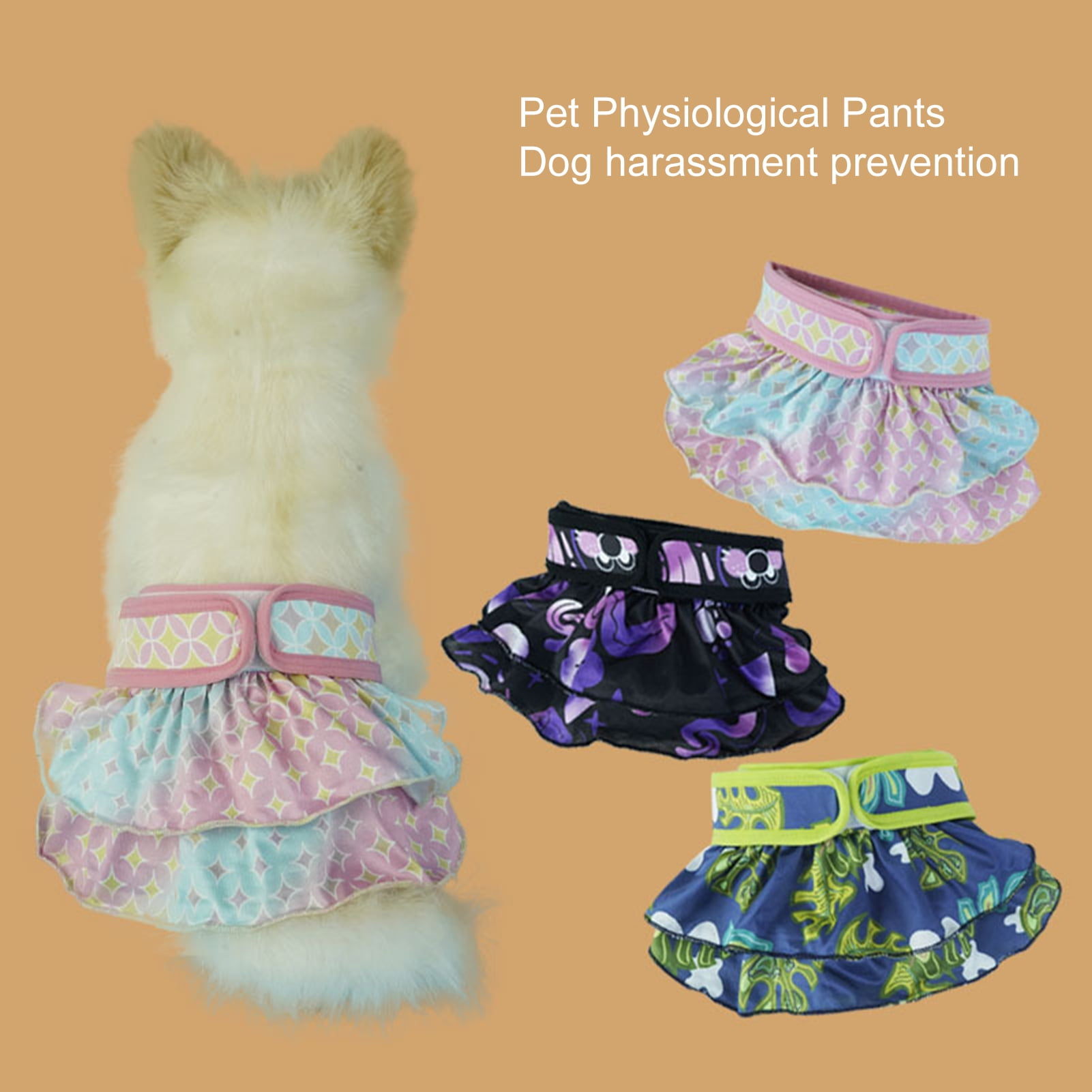 Pet Diaper Female Dog Diapers Washable Highly Absorption Leak-proof Pet ...
