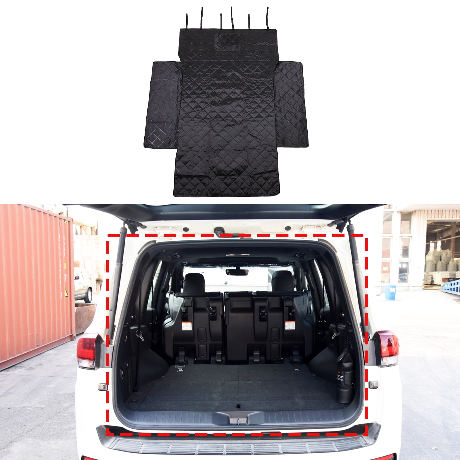 Pet Dirt Mats for Toyota Land Cruiser LC300 ,Waterproof Pet Trunk Cargo ...