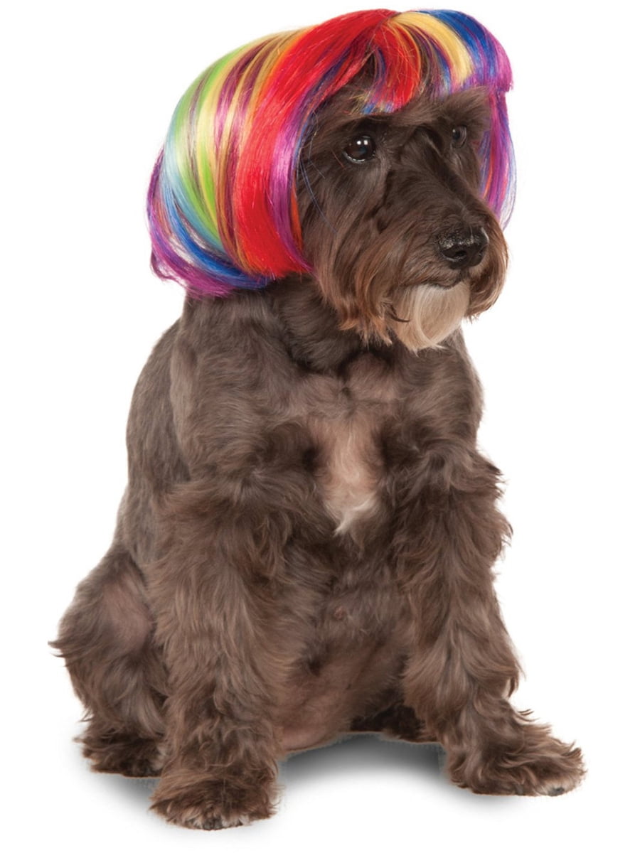 Rubies Rainbow Bob Pet Wig - Walmart.com