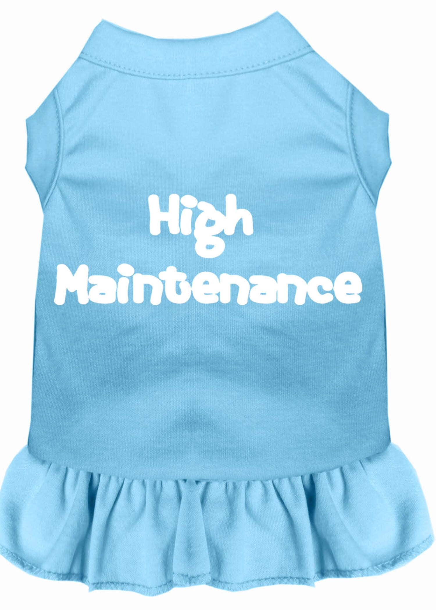 Pet Dog Cat Dress Screen Printed, "High Maintenance" - Walmart.com