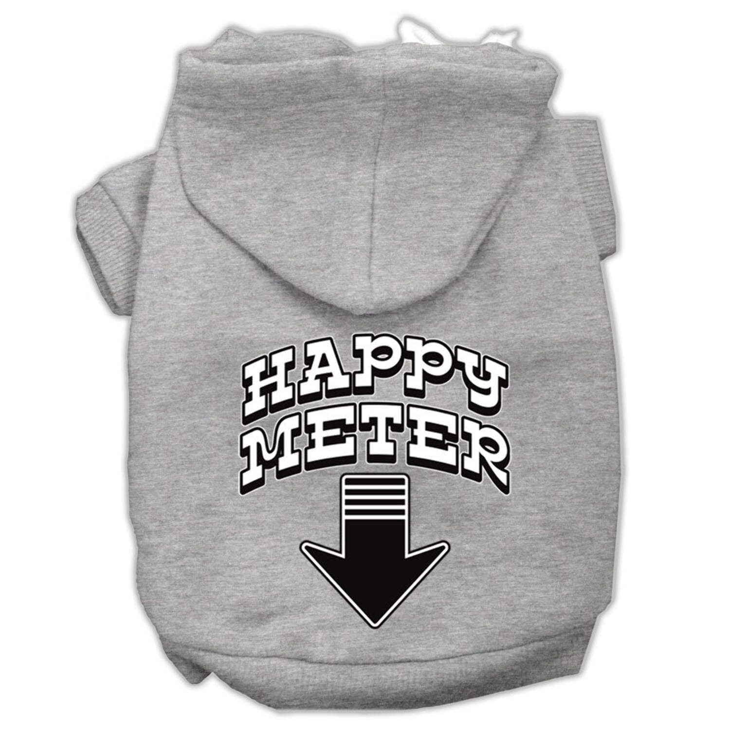 Pet, Dog Cat Hoodie Screen Printed, "Happy Meter" - Walmart.com