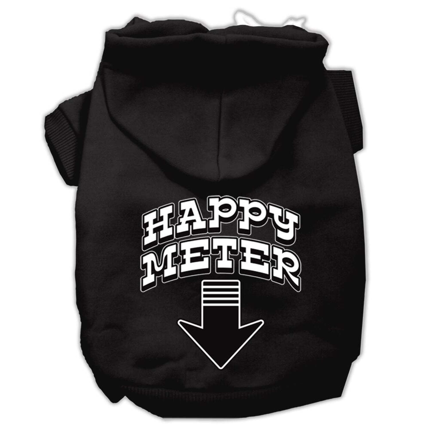 Pet, Dog Cat Hoodie Screen Printed, "Happy Meter" - Walmart.com