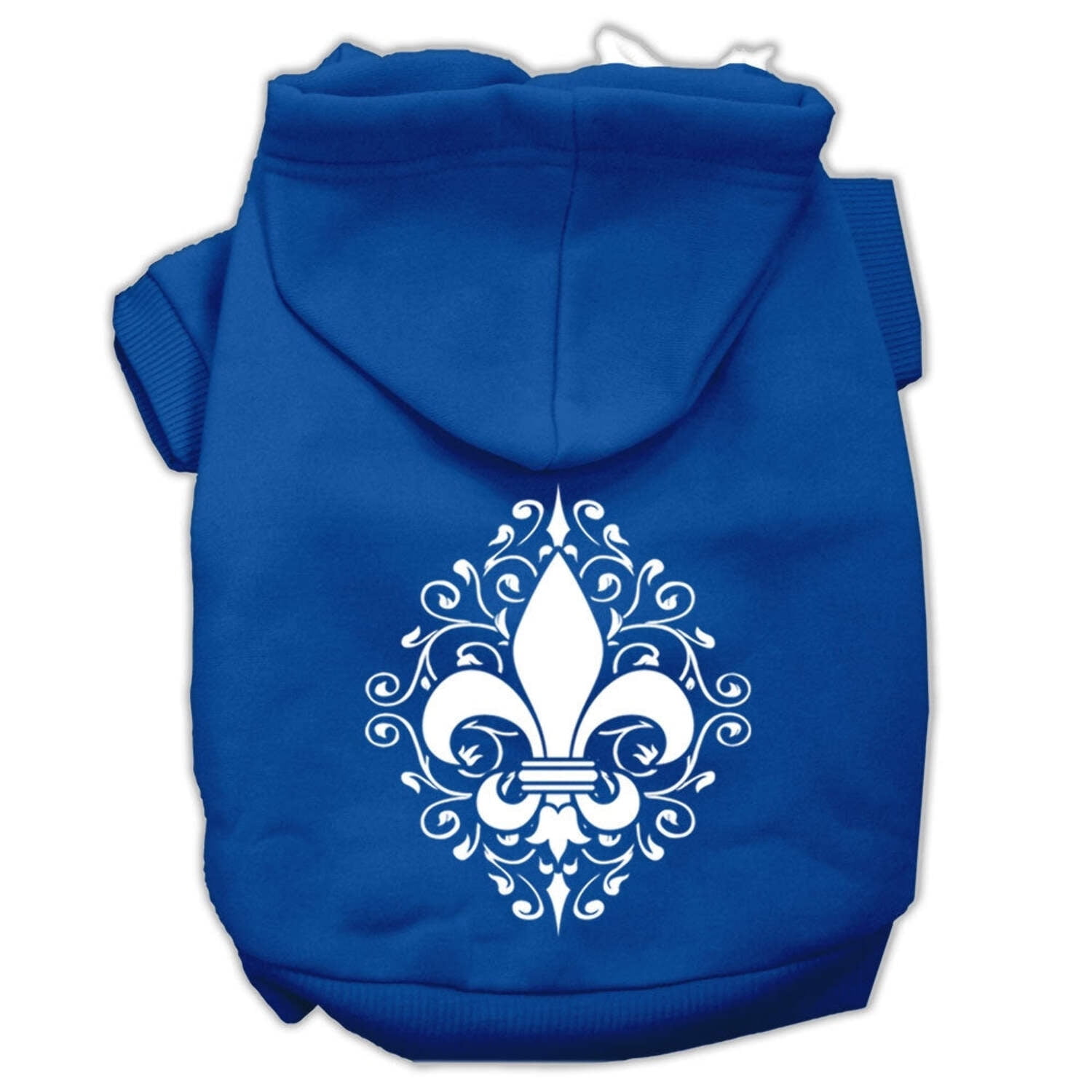 Pet Dog Cat Hoodie Screen Printed, "Henna Fleur De Lis" - Walmart.com