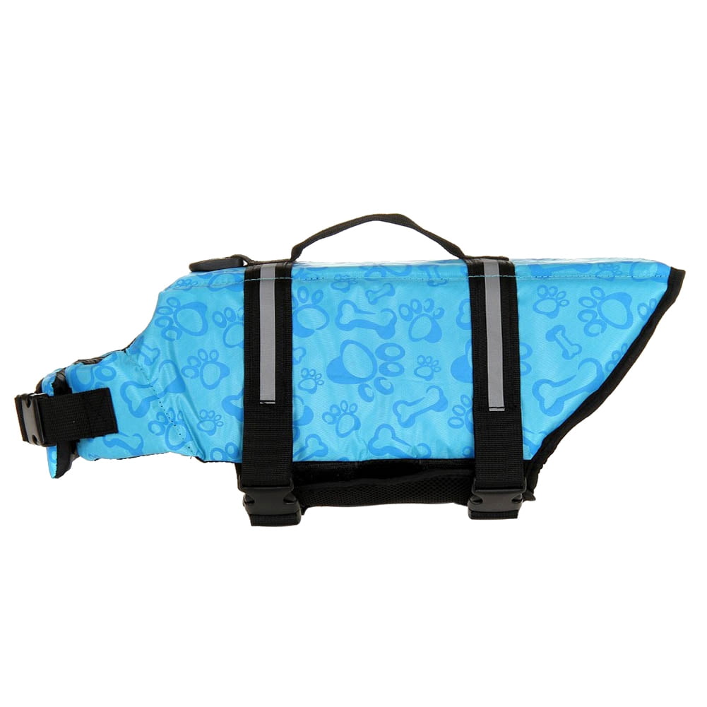 Pet Dog Cat Life Jacket Safety Clothing Pet Summer Reflective Swimsuit ...