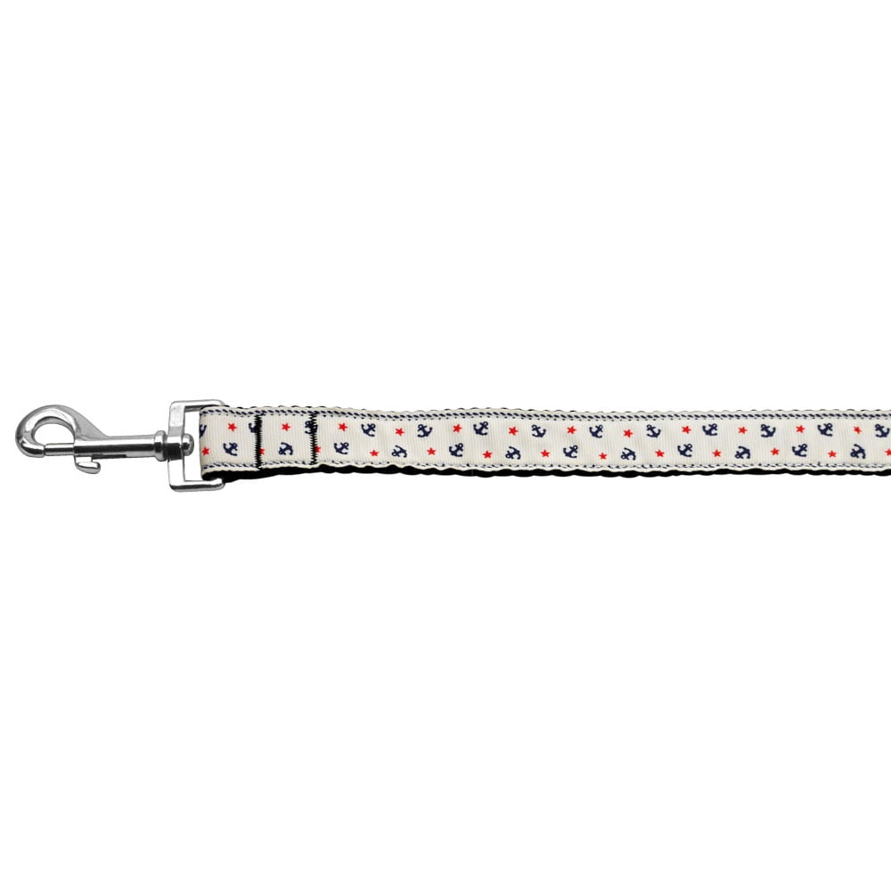 Anchors Nylon Ribbon Leash White 1 inch wide 4ft Long - Walmart.com