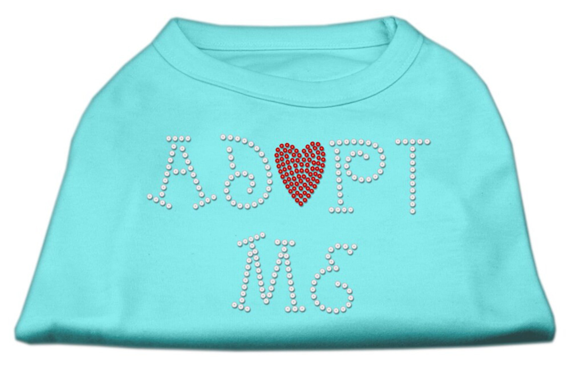Pet Dog Cat Shirt Rhinestone,"Adopt Me" - Walmart.com